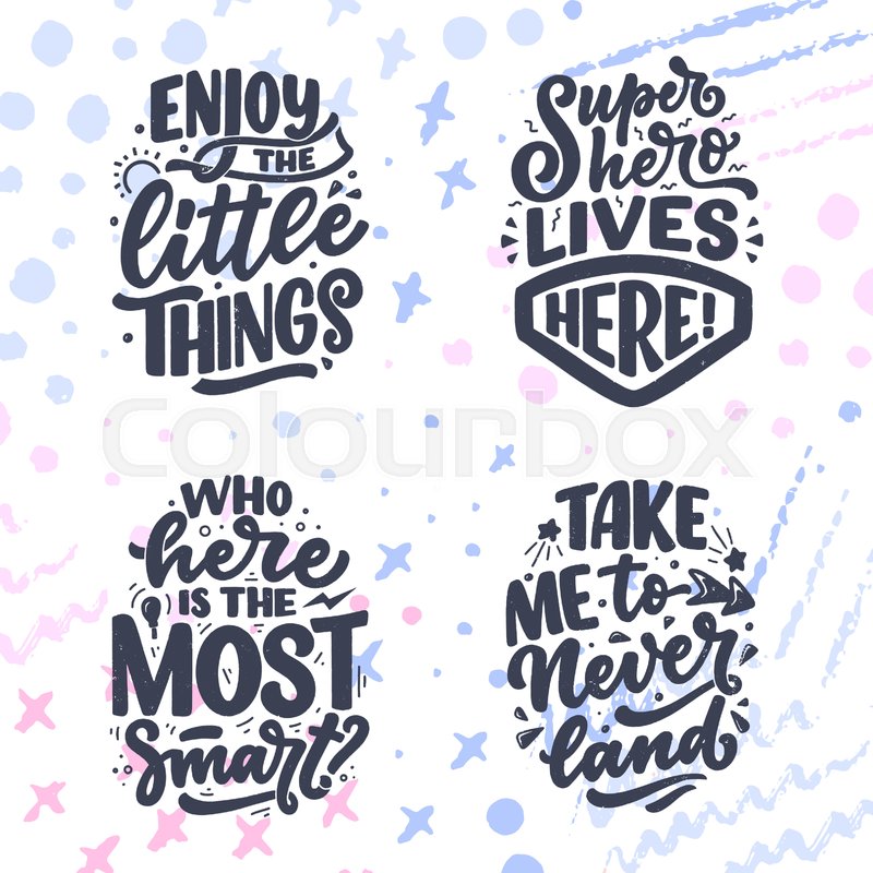 Hand Drawn Lettering Quotes