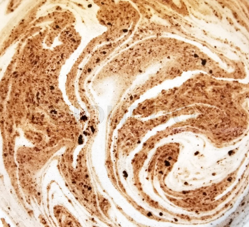 Close up shot of cocoa as background | Stock image | Colourbox