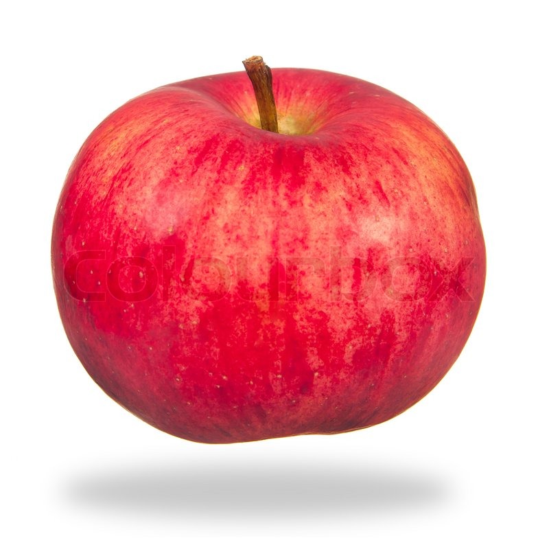 Red apple isolated | Stock image | Colourbox