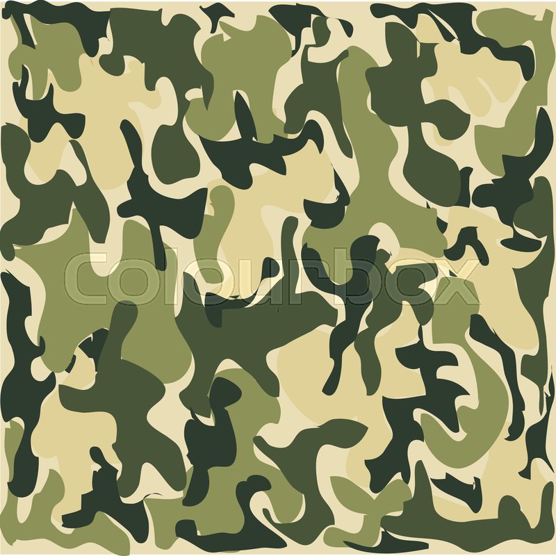 Camouflage pattern background design | Stock vector | Colourbox