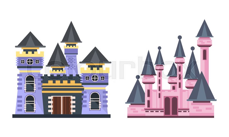 Disney Princess Castle Vector