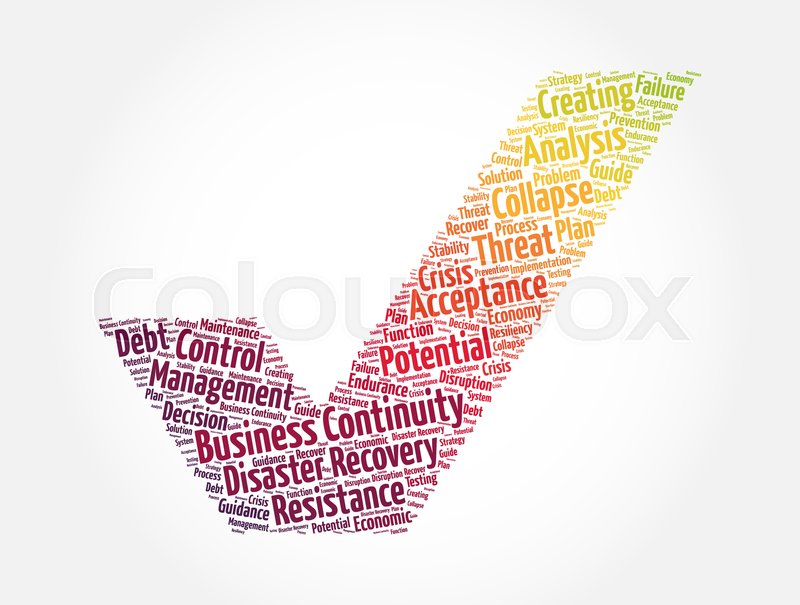 Business Continuity word cloud, ... | Stock vector | Colourbox
