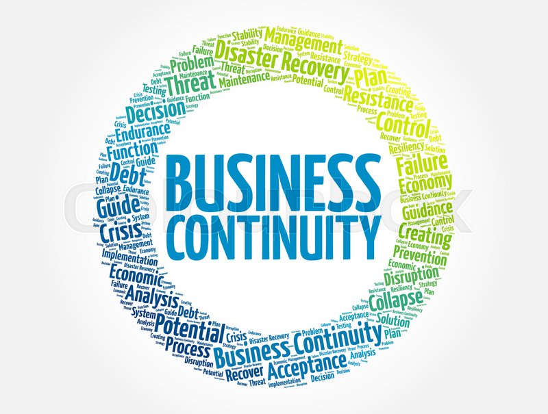 Business Continuity word cloud, ... | Stock vector | Colourbox
