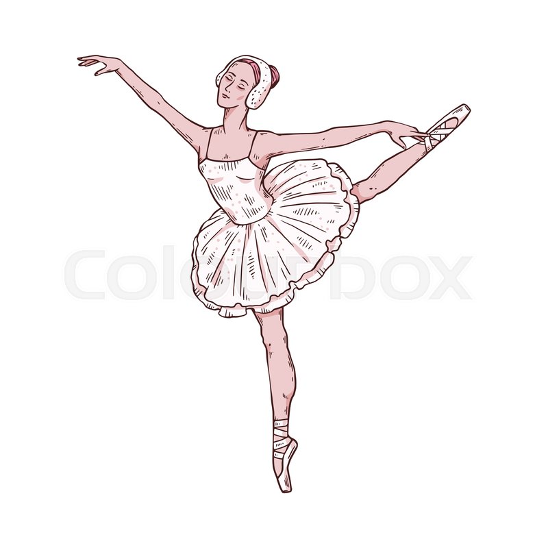 Ballerina Legs Drawing