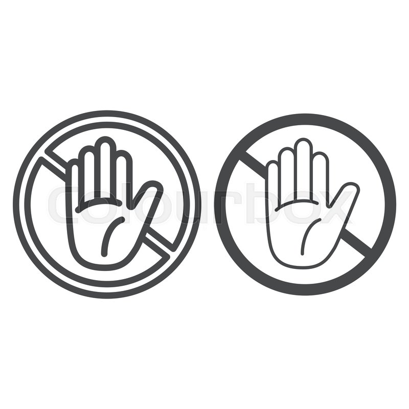 Stop Hand Icon