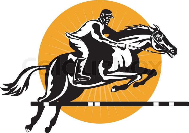 Horse And Rider Vector