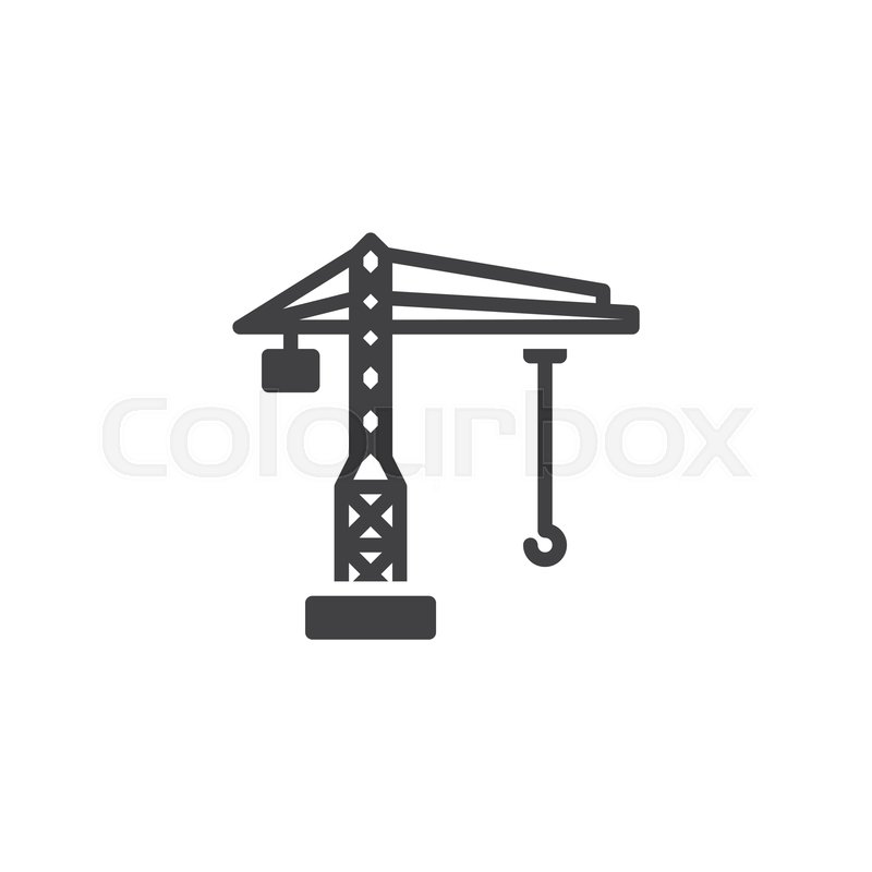 Tower Crane Vector