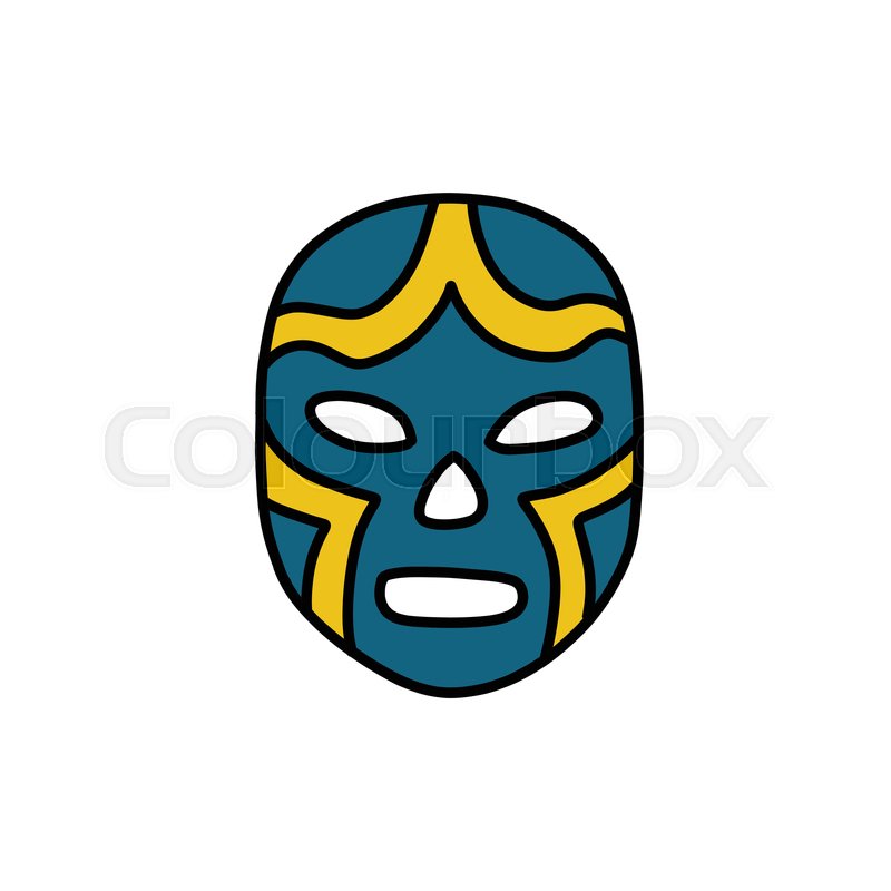 Nacho Libre Mask Vector