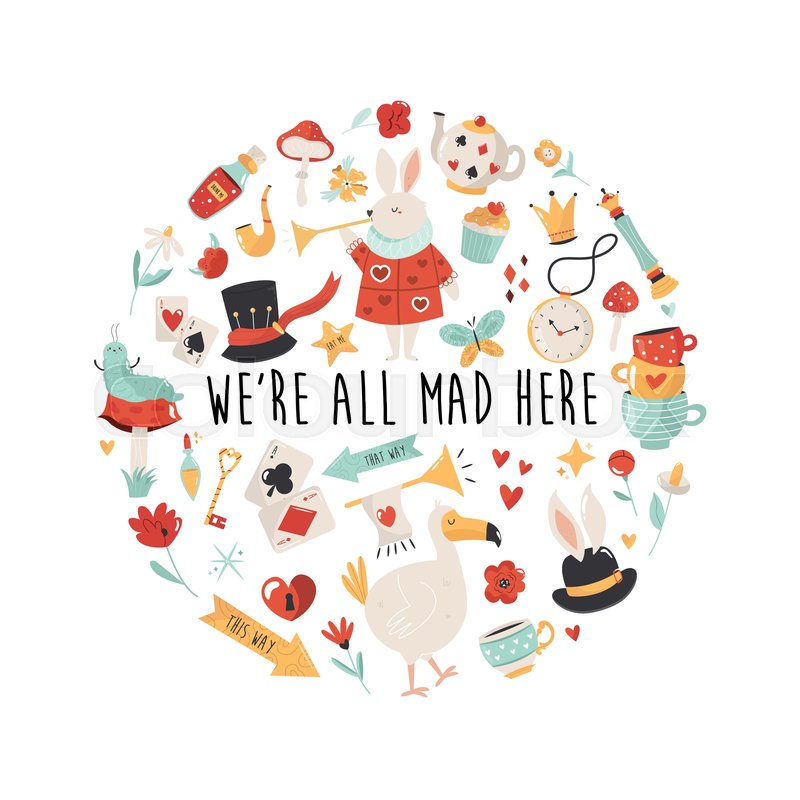 Alice In Wonderland Vector