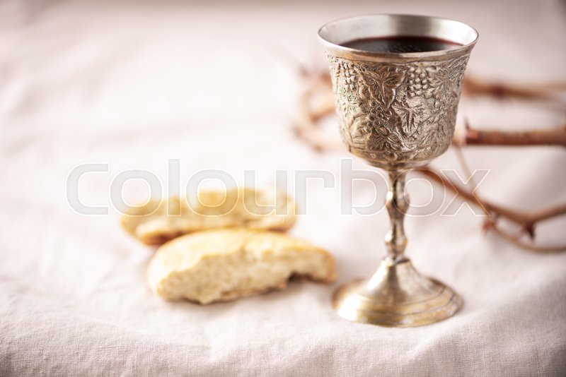 Communion Bread And Cup