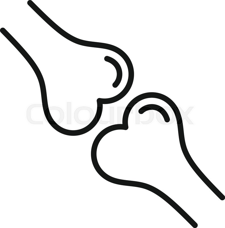 Human bones icon. Outline Human bones ... | Stock vector | Colourbox