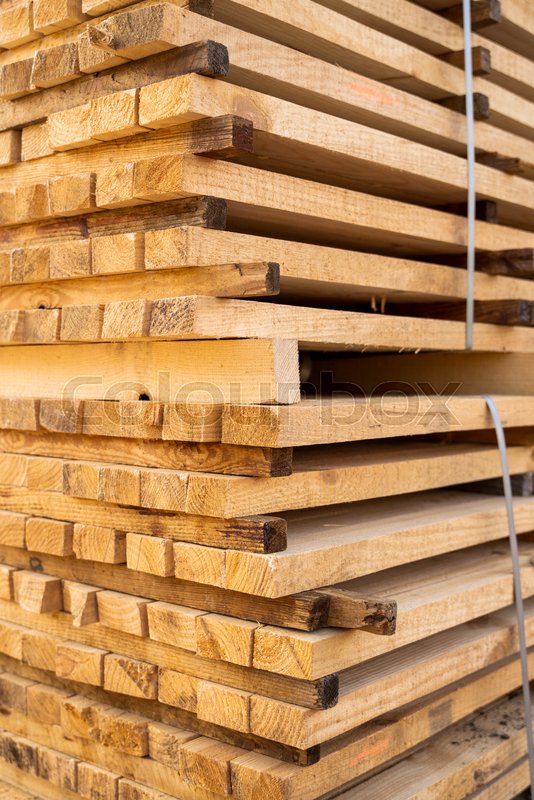 Stack Of Wood Boards