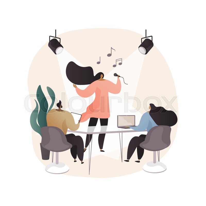 Role audition abstract concept vector ... | Stock vector | Colourbox