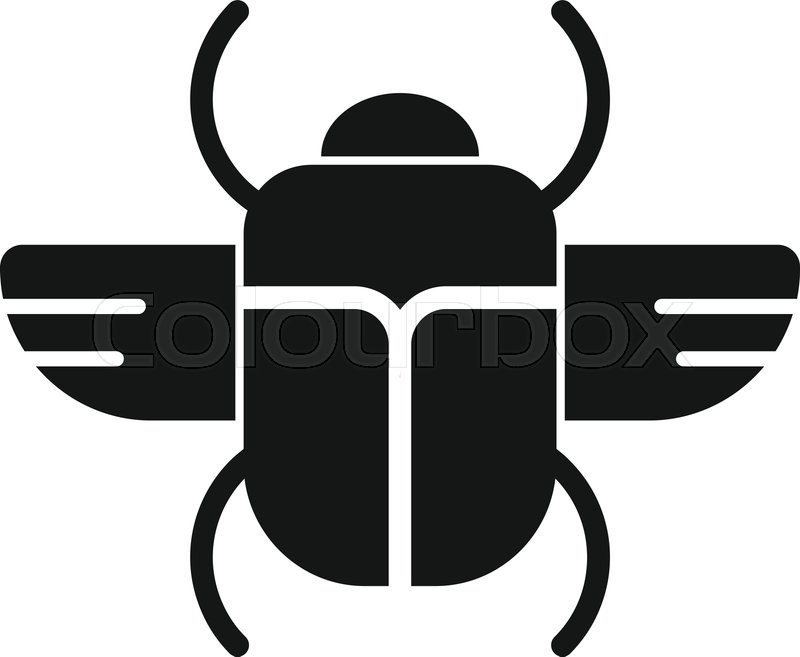 Simple Scarab Symbol