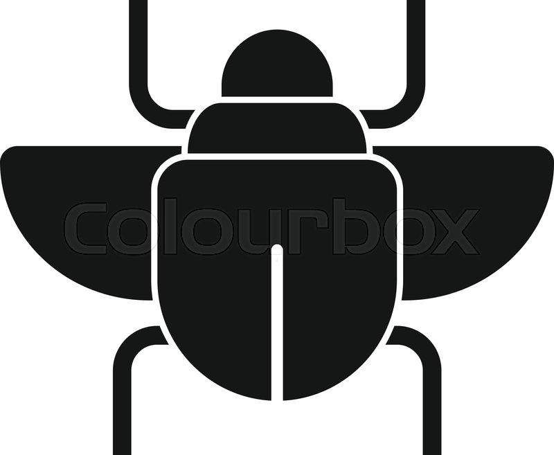 Simple Scarab Symbol