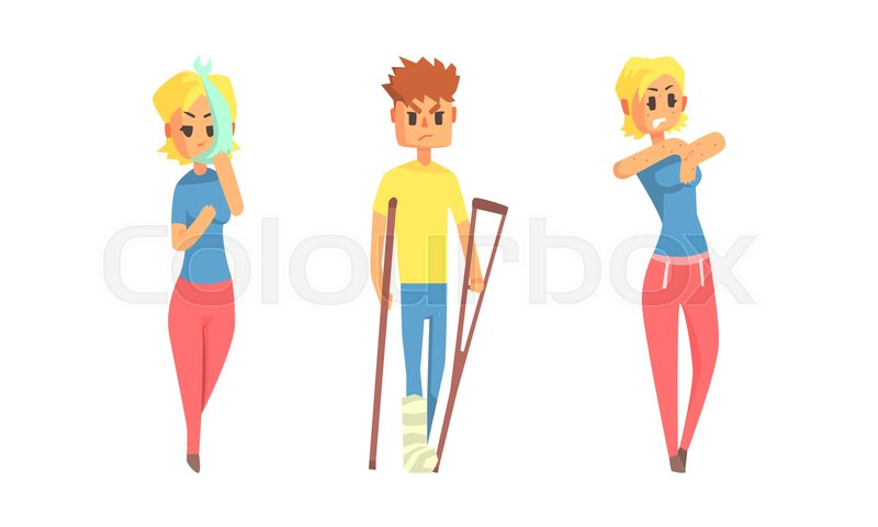 Cartoon Woman With Rash