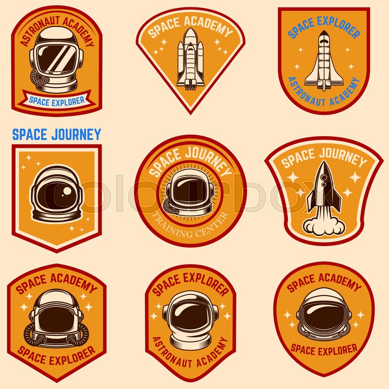 Astronaut Badge Template