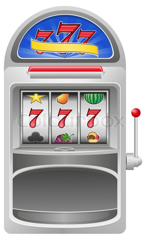 Slot machine vector illustration | Stock vector | Colourbox