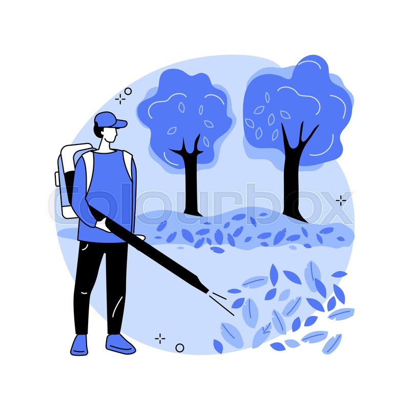 Fall clean-up abstract concept vector ... | Stock vector | Colourbox