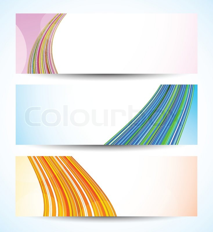 Set of tech banners | Stock vector | Colourbox