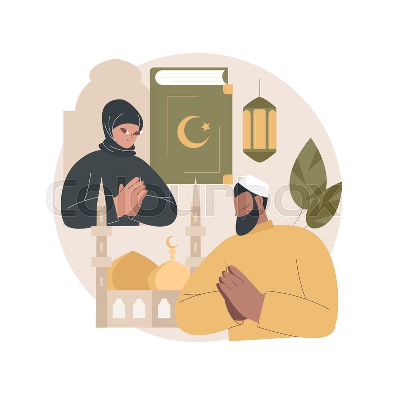 Islam abstract concept vector ... | Stock vector | Colourbox