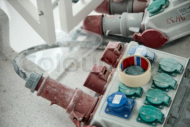 Large electric equipment indoors on ... | Stock image | Colourbox