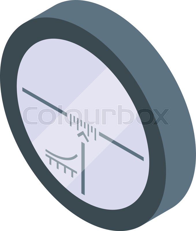 Hunting scope sight icon. Isometric of ... | Stock vector | Colourbox Hunting scope sight icon. Isometric of ... | Stock vector | Colourbox