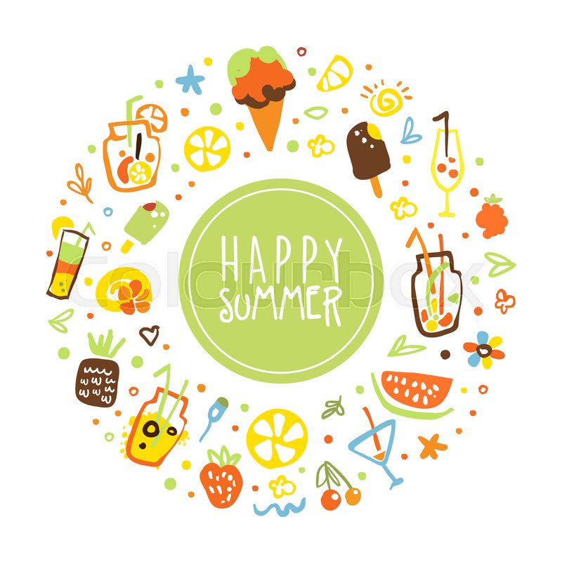 Happy Summer Holidays Banner