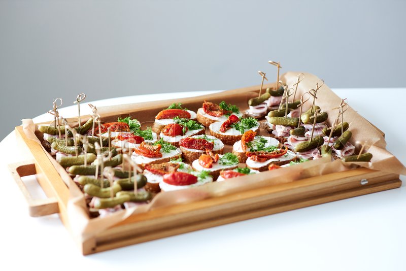 A delicious tapas plate prepared for a ... | Stock image | Colourbox