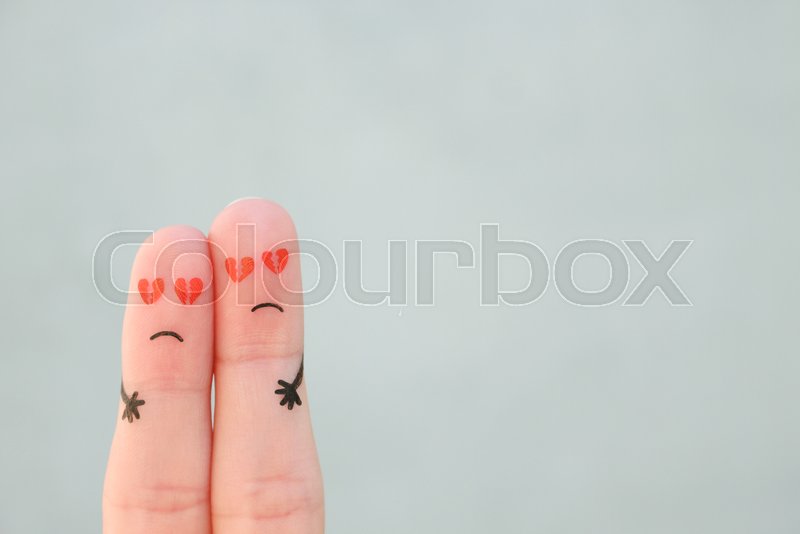 Finger Drawings Hugging