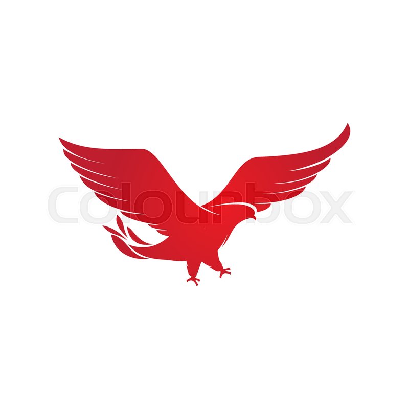 Falcon wing icon Template vector ... | Stock vector | Colourbox