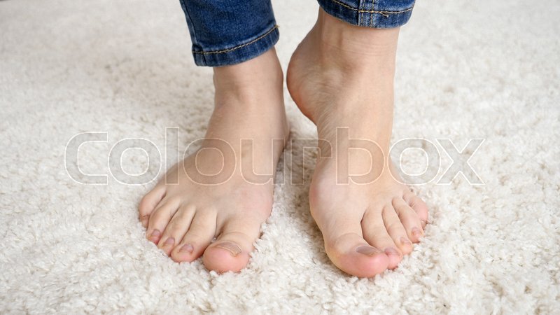 Woman Feet Standing
