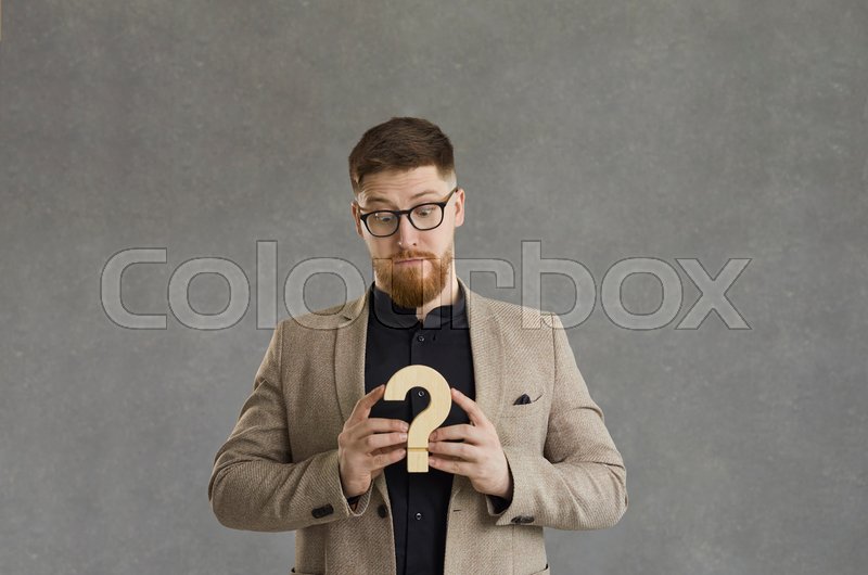 Confused Man Question Mark