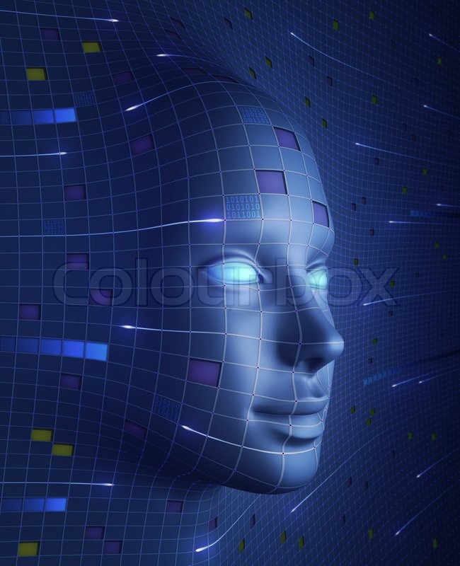 Face of Technology | Stock image | Colourbox