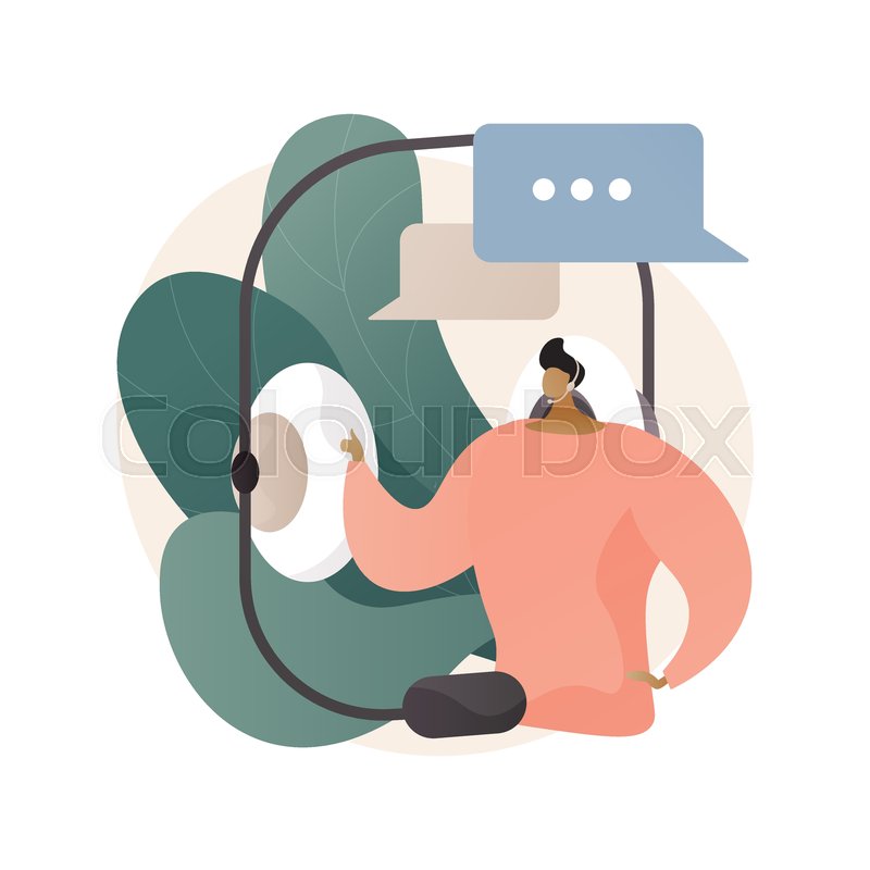 Support abstract concept vector ... | Stock vector | Colourbox