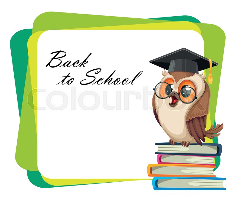 Back To School Owl Clipart