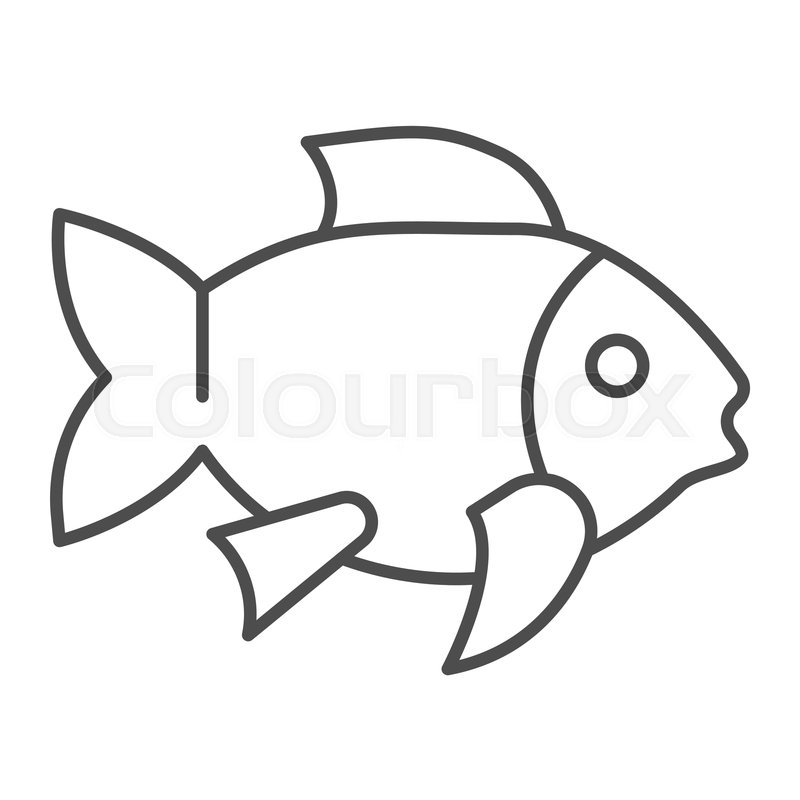 Fish Vector Outline