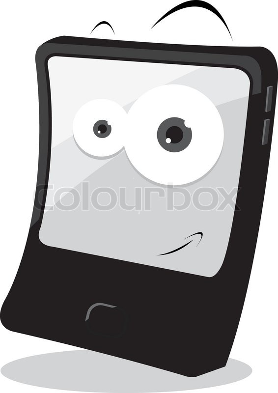 Funny Tablet | Stock vector | Colourbox