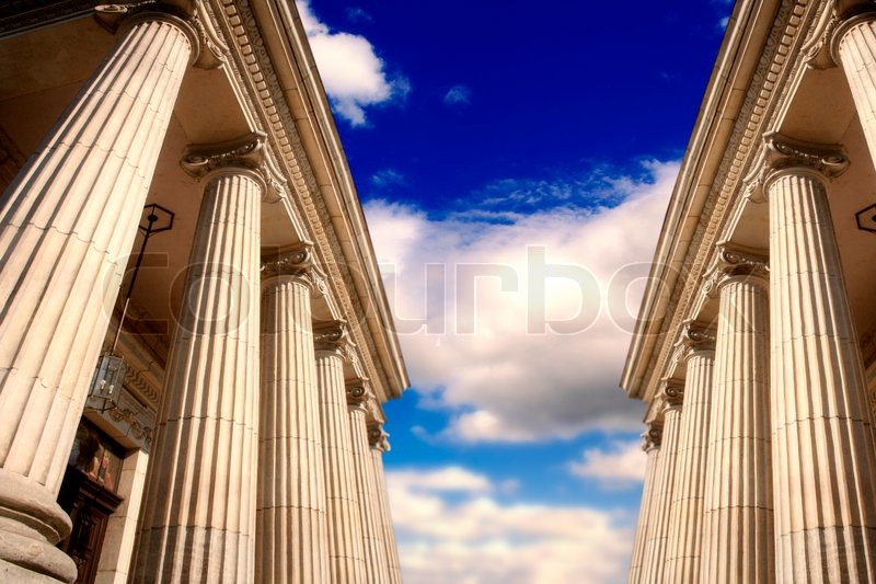 Greek pillars | Stock image | Colourbox