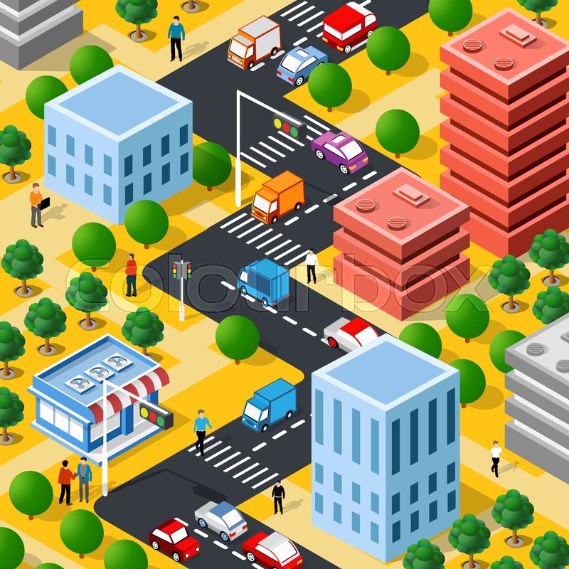 City Block Vector