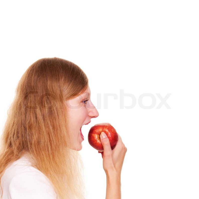 Wide, bite, hairstyle | Stock Photo | Colourbox
