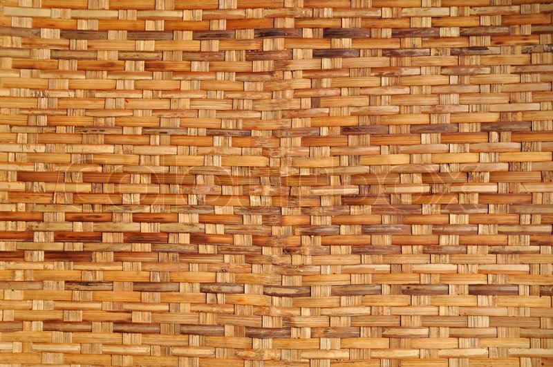 Woven wood texture | Stock image | Colourbox