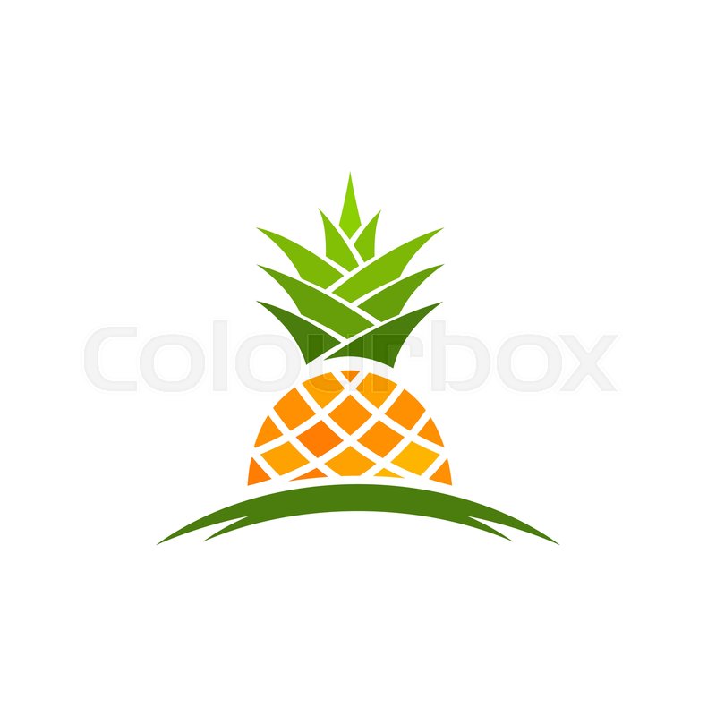 Pineapple Stencil Vector