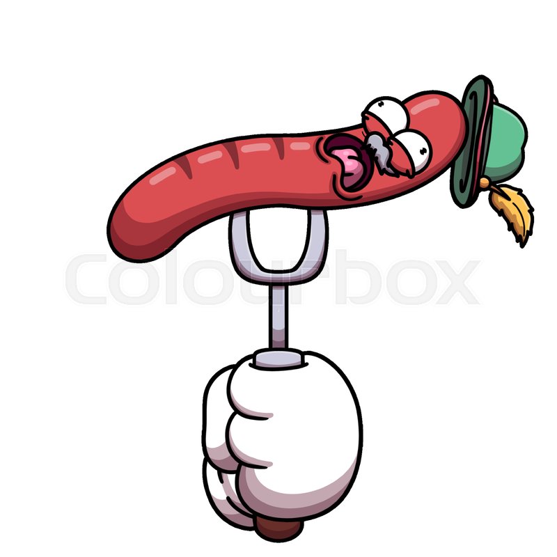 German Sausage Clipart