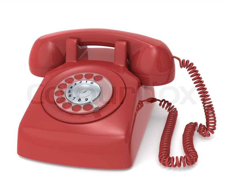 Telefon, Retro | Stock foto | Colourbox