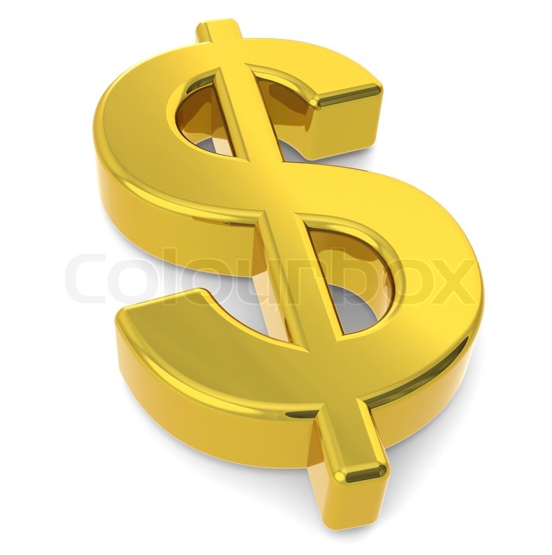 Dollar-Zeichen | Stock Bild | Colourbox