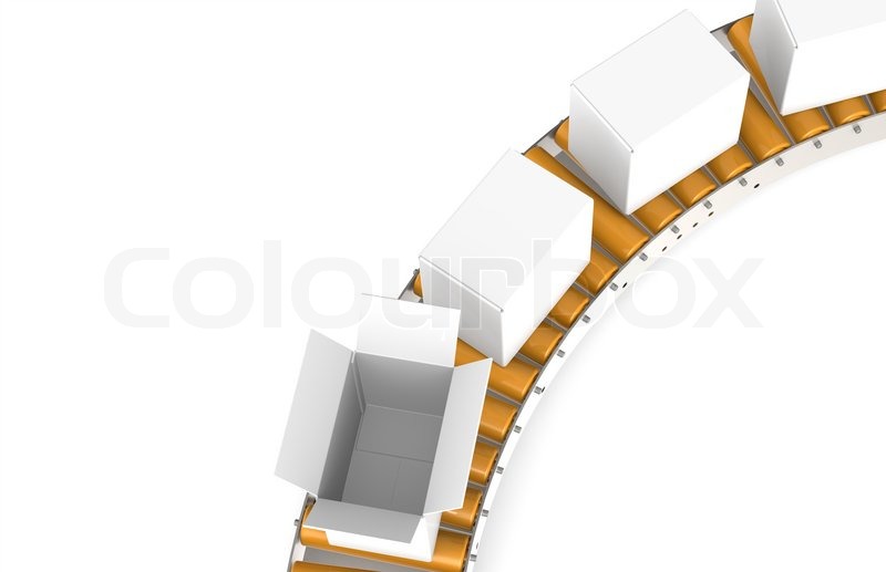 Conveyor Belt Top view | Stock image | Colourbox