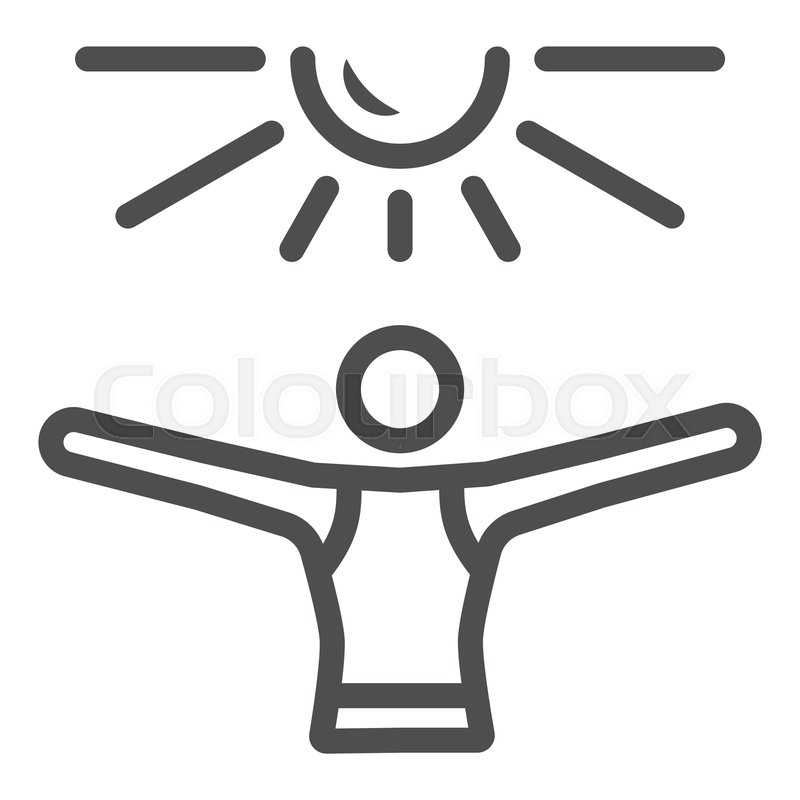 Morning Stick People Clip Art