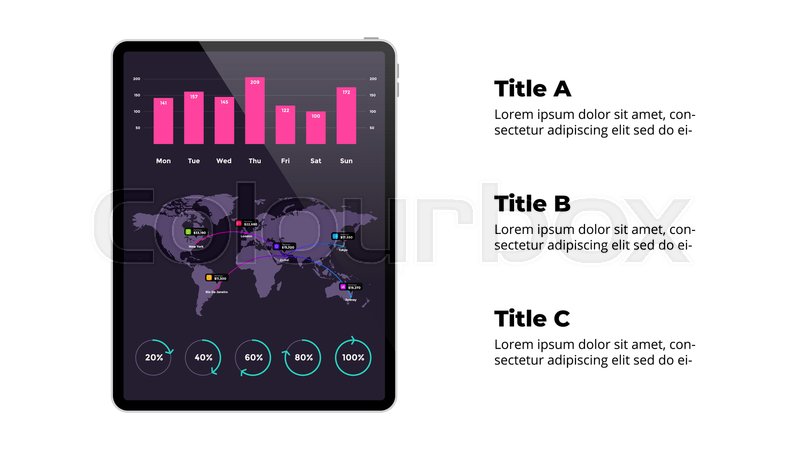 Infographic Template Ipad