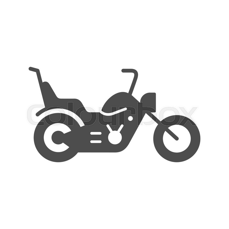 Motorcycle Chopper Icon